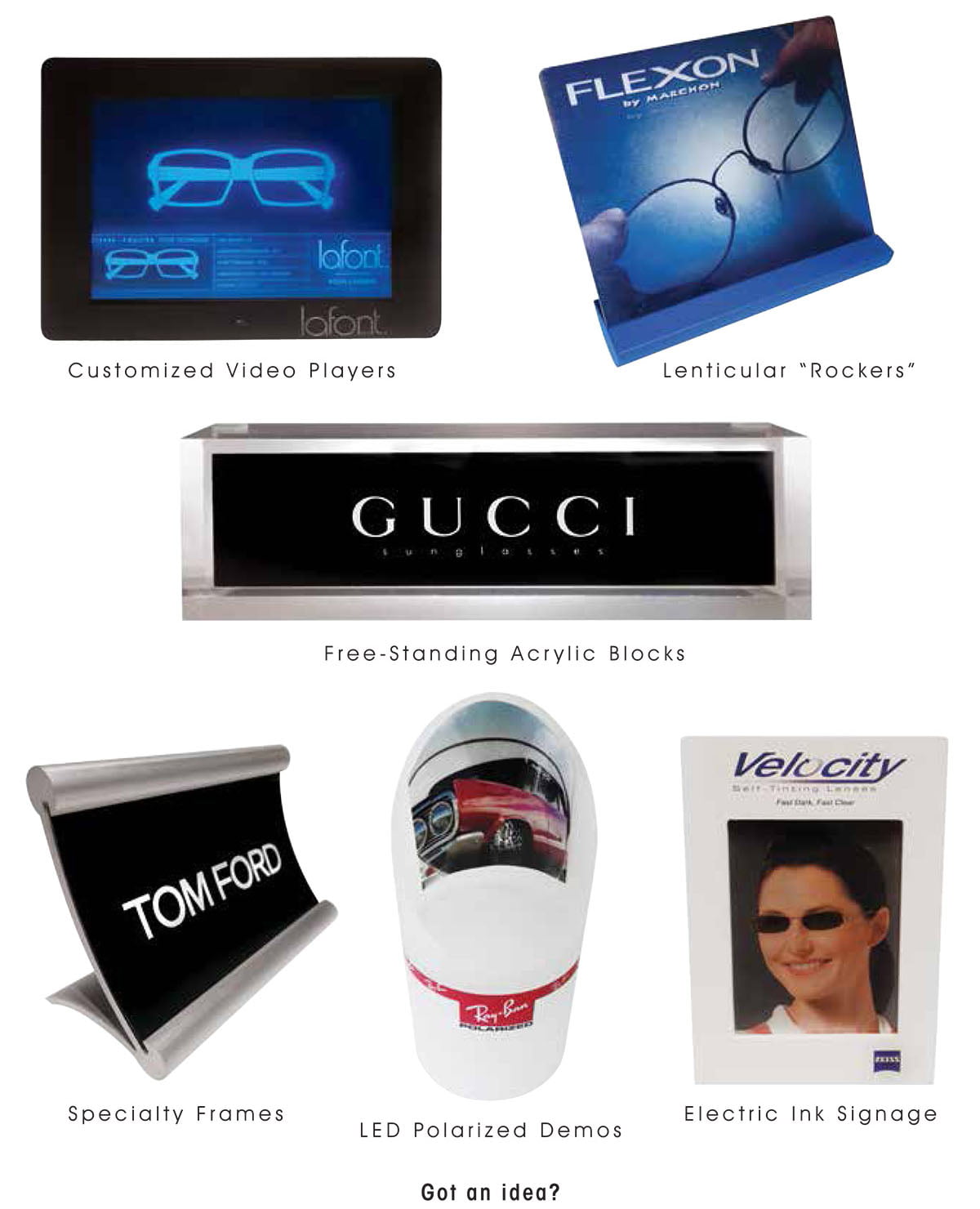 Point Of Purchase Design - OMG! Optical Marketing Group